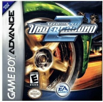 Игровой картридж NFS Underground 2 (Подпольная NFS 2) GBA, рус. версия (Platinum) (64M)