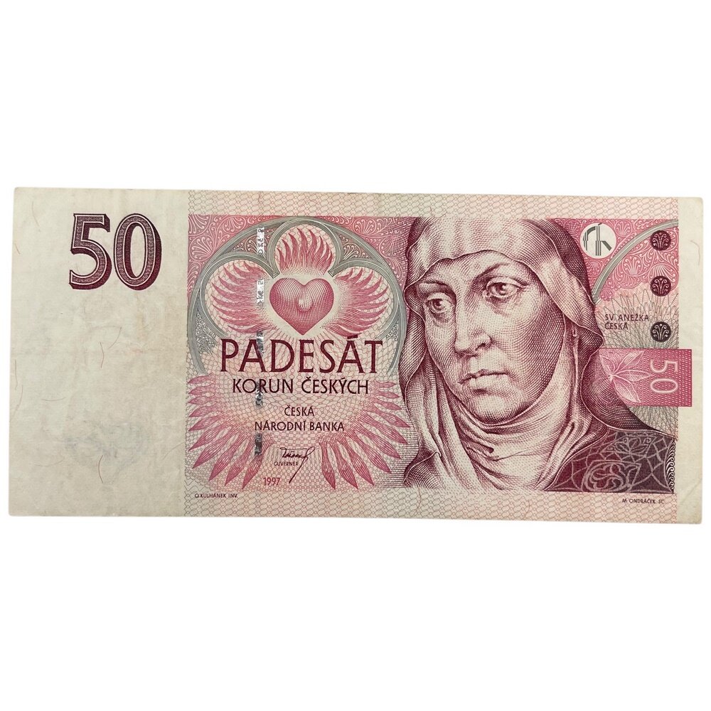 Чехия 50 крон 1997 г. (Серия D32)