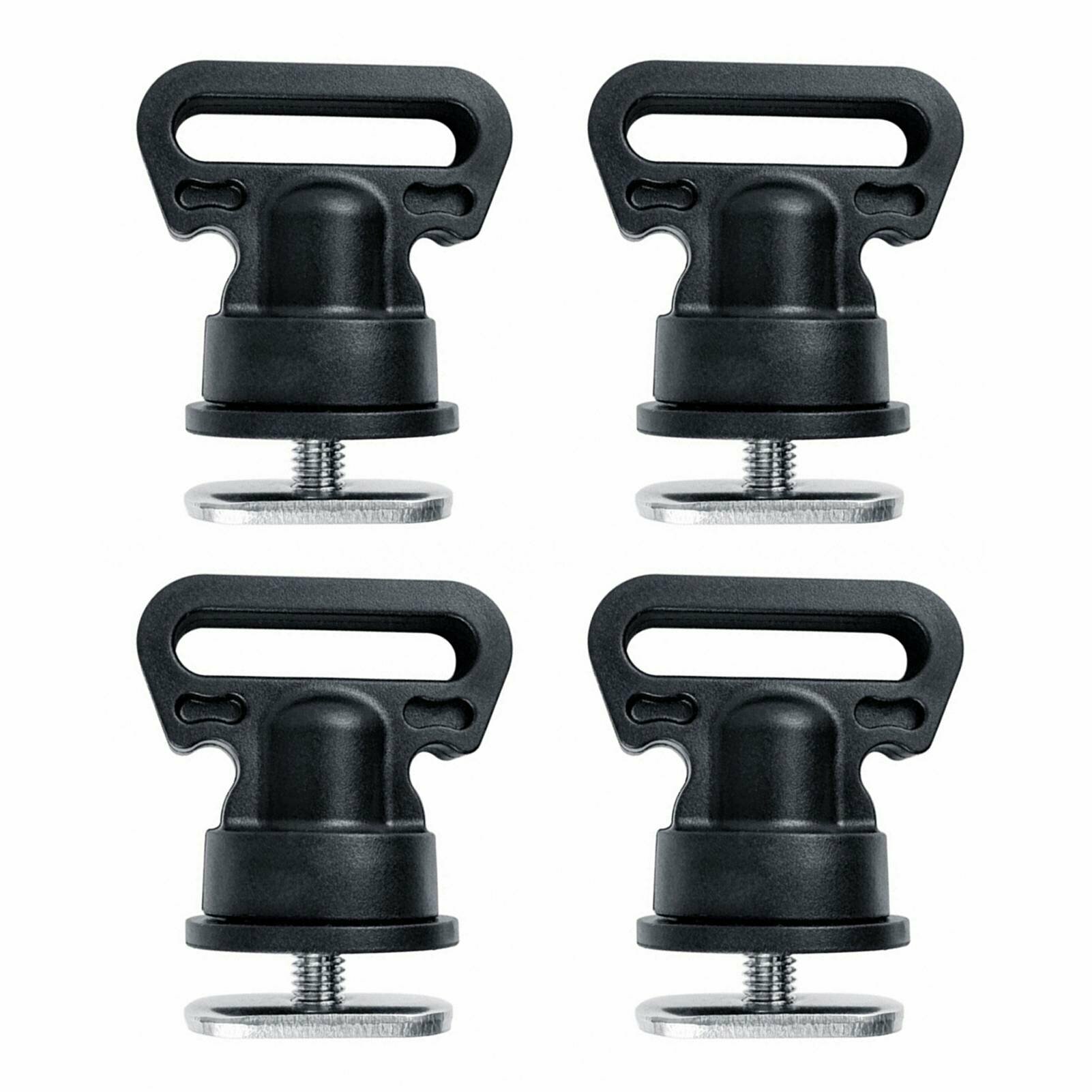 4 шт. Вертикальные стяжки для крепления каяка на направляющих для фиксации ящика-холодильника, рыболовного ящика и других аксессуаров для каяка.