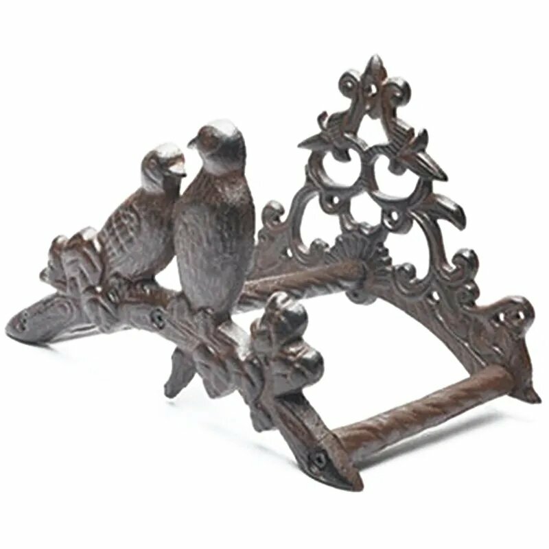 Стойка для водопроводных труб, черная матовая, чугунная, 25x16x18 см