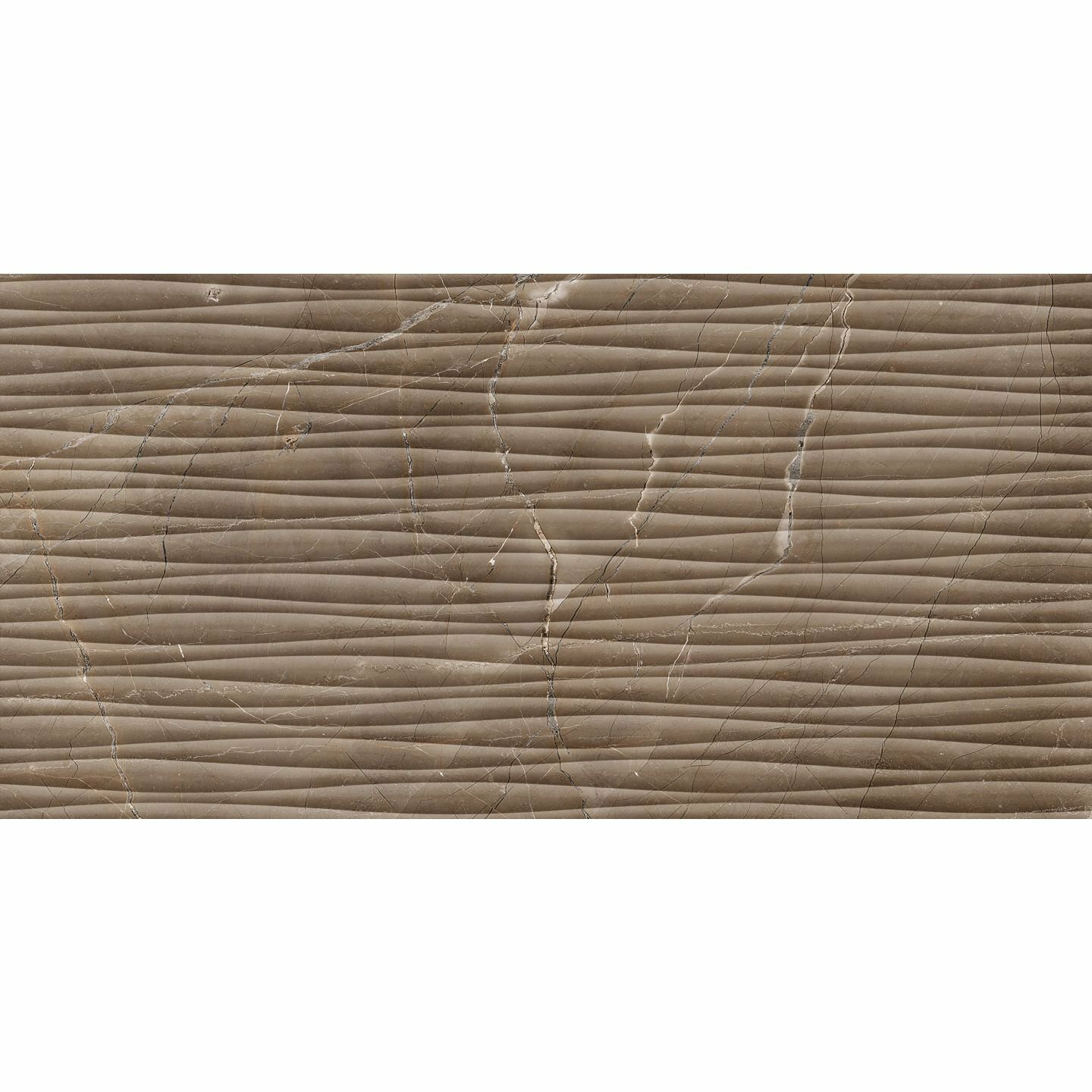Настенная плитка Cube Ceramica (Куб Керамика) Mumbai Coffee Waves 30x60 см (0.9 м2)