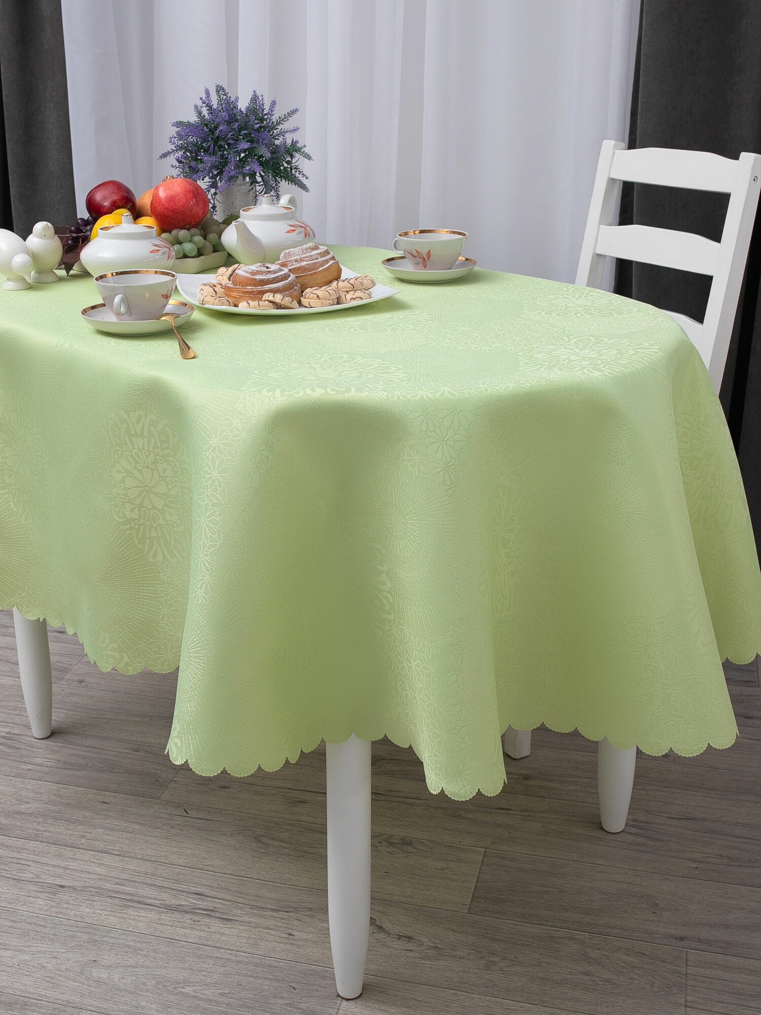 Скатерть овальная WELLNESS 180х150 см