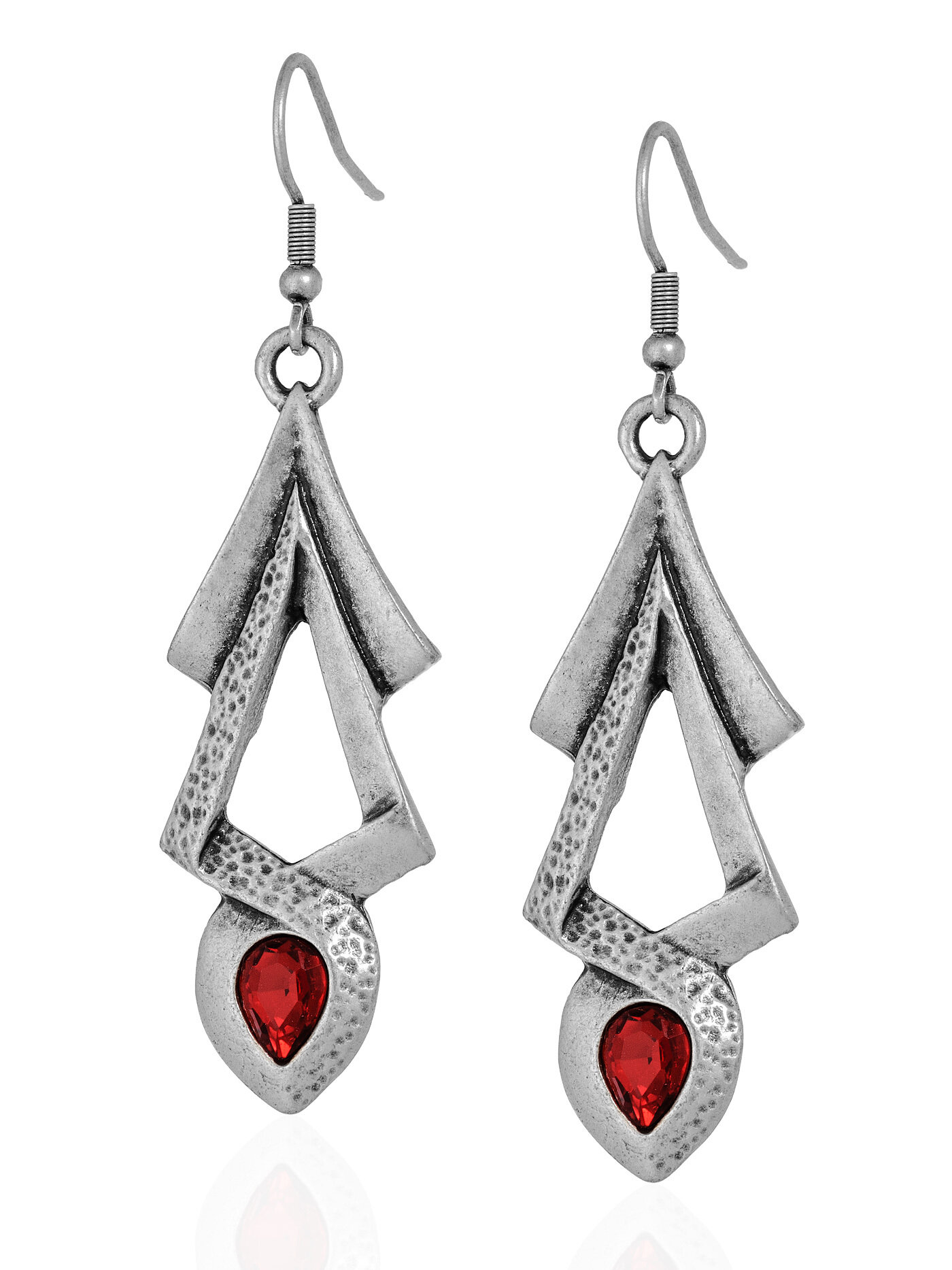 Серьги с подвесками, кристалл