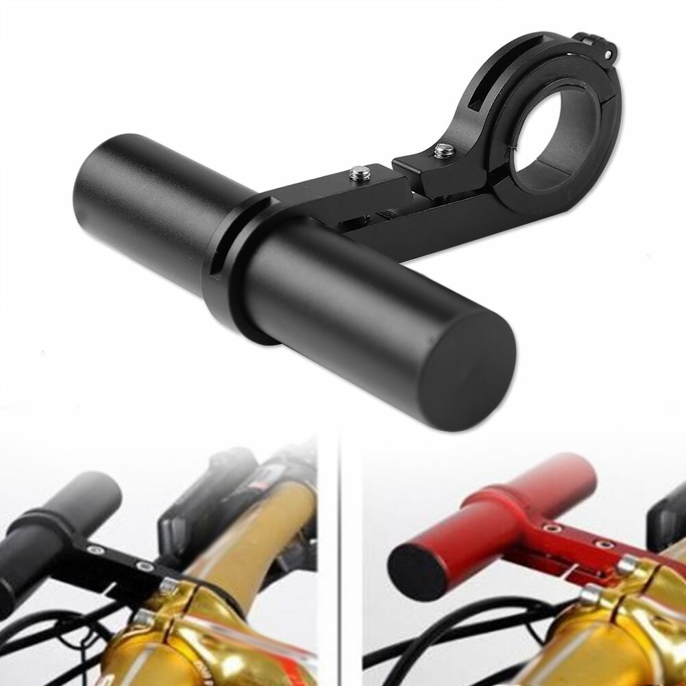 Рамка-расширение для велосипеда, руль, аксессуары, велосипедная лампа, держатель для телефона (черный 10см алюминиевый труба), алюминиевый сплав, 20см, углеродная труба, монтаж, одинарный полюс, двойной полюс, размер 9.5*3.8см, вес 44-97г, черный,