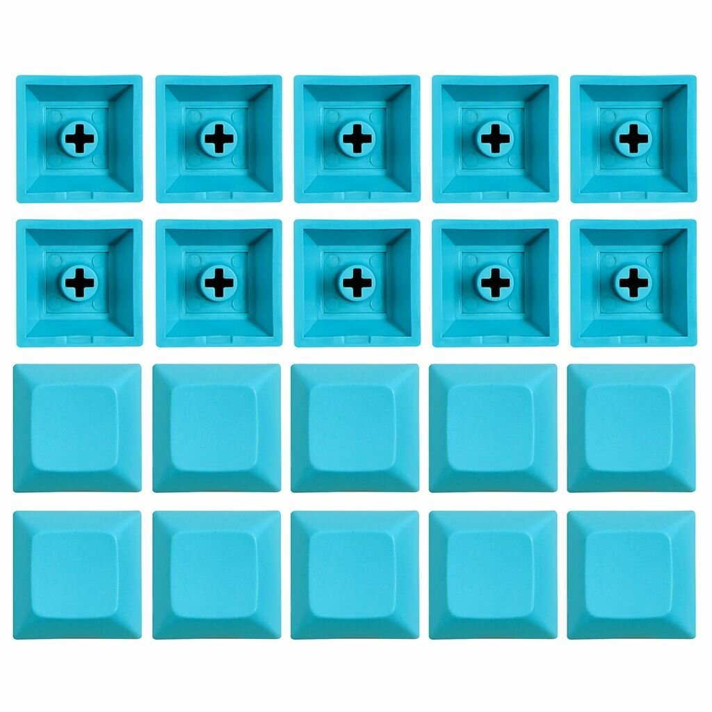 1U DSA Keycap Blank Personality Supplement из плотного материала PBT, 20 штук