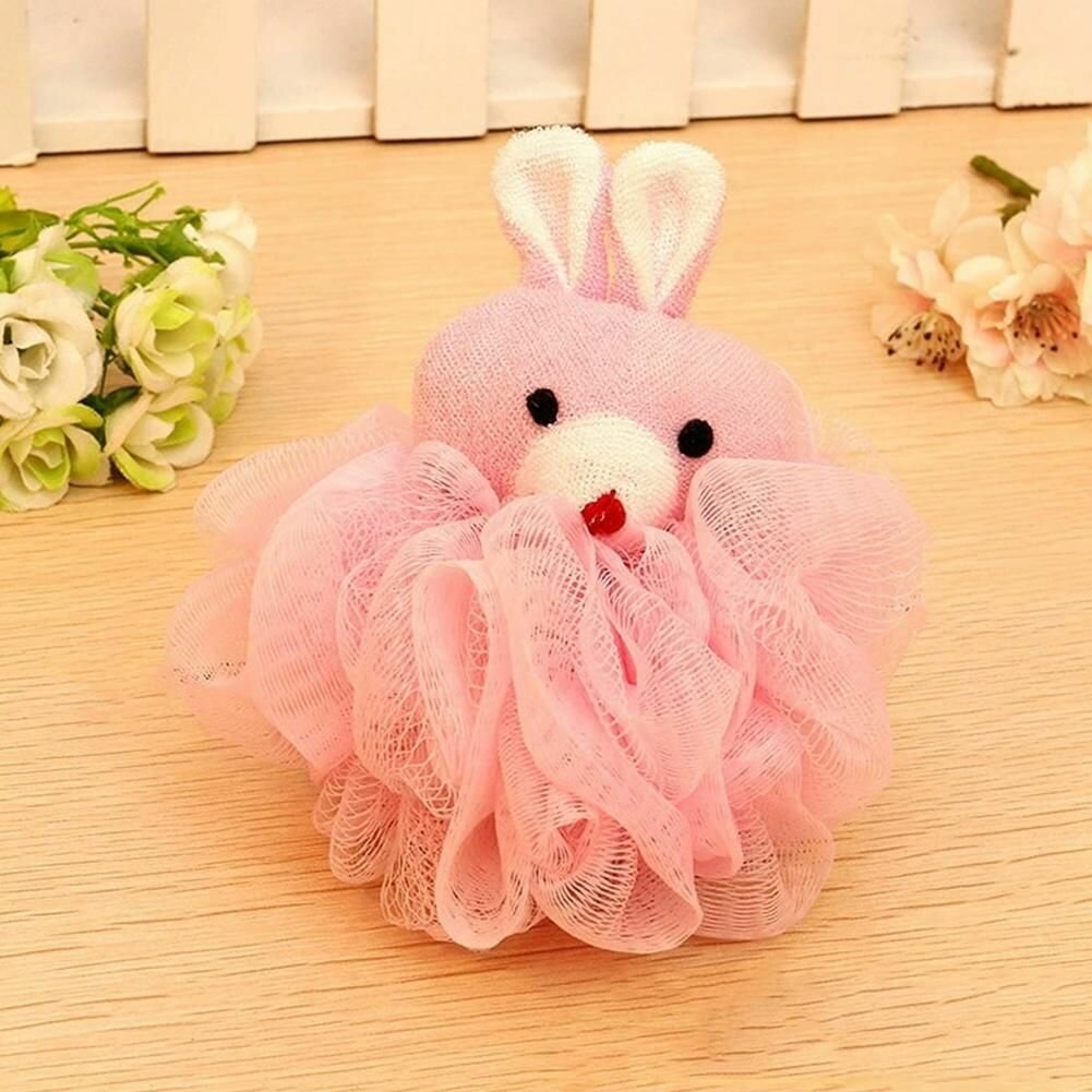 Детская мочалка-игрушка для ванны, забавная мультяшная губка для пены и массажа