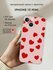 Чехол на Apple iPhone 13 mini / Айфон 13 мини с принтом "Сердечки-леденцы 1 - 14...