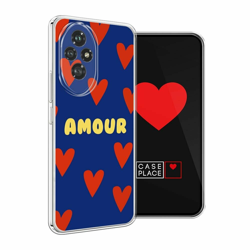 Чехол на Honor 200 / Хонор 200 с принтом "Amour art - 14 февраля" — фото 1