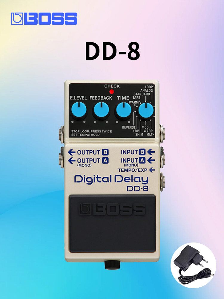 BOSS DD-8 задержка педаль эффектов электрическая гитара аксессуары