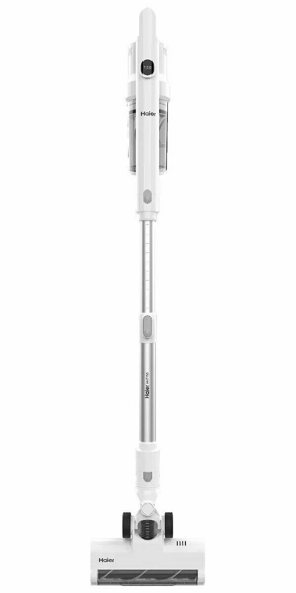 Пылесос ручной (handstick) Haier HVC150 белый, вертикальный, 2 режима, турборежим, 150 Вт