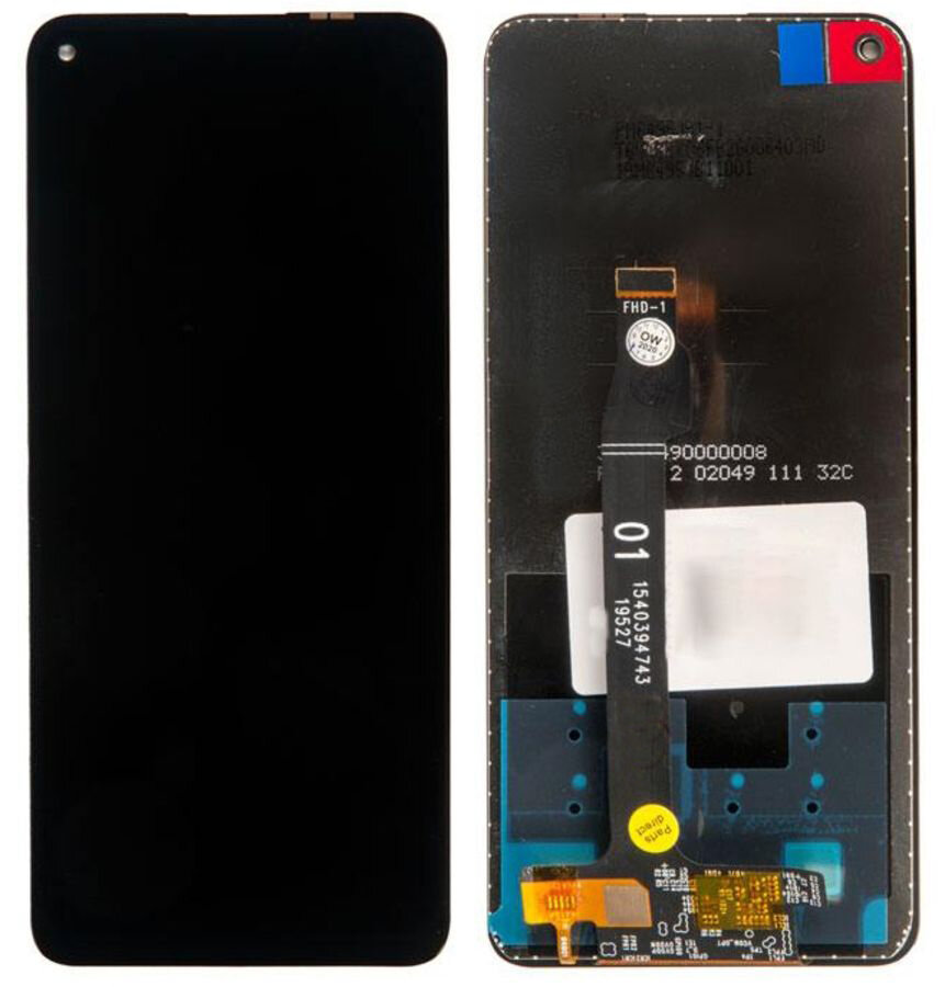 Дисплей (матрица + тачскрин) для смартфон Huawei Honor 30S / Nova7 SE черный