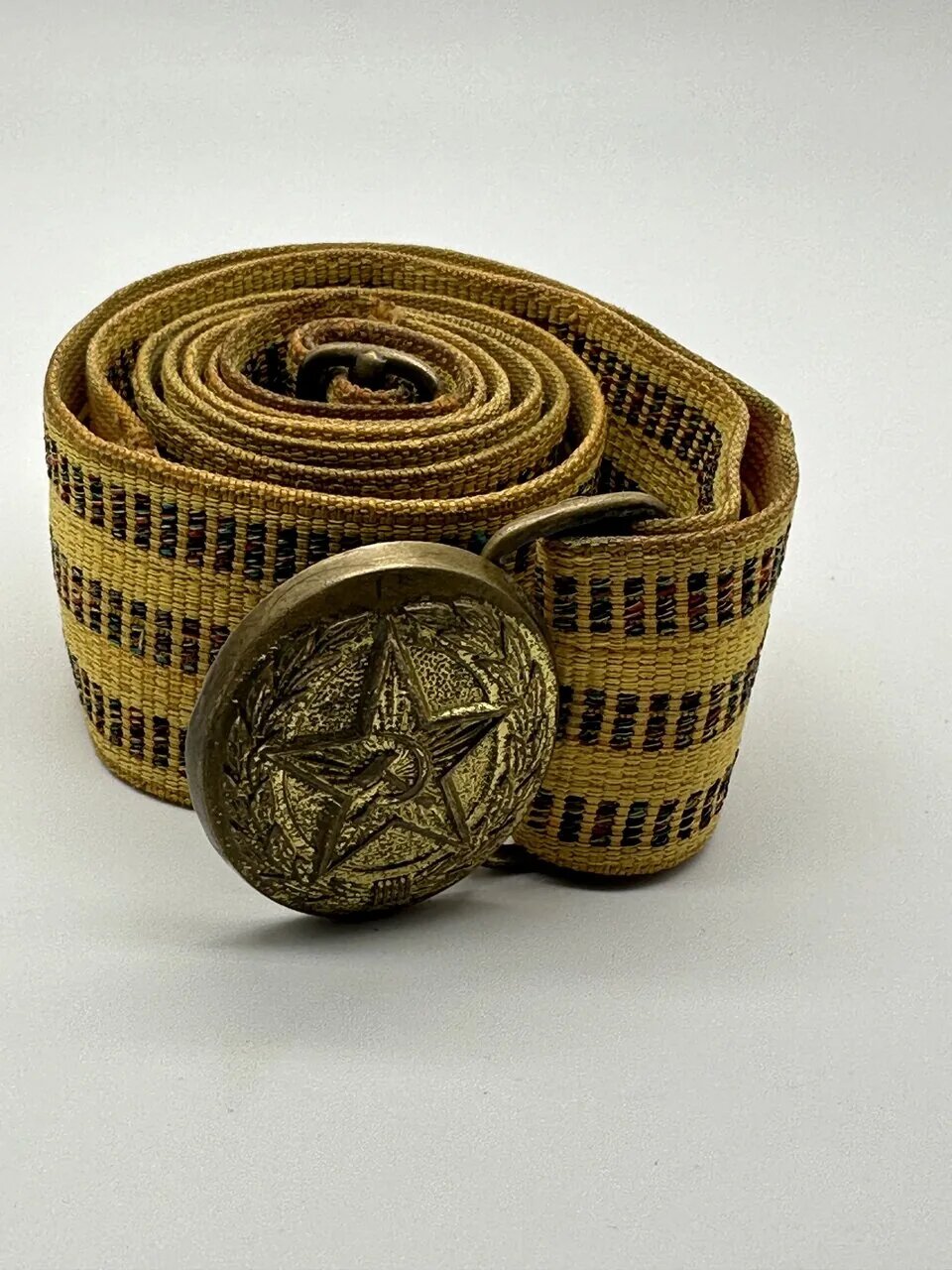 Парадный армейский ремень СССР винтажный 60 годы шикарный