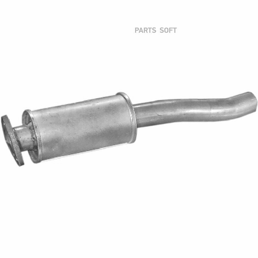 Глушитель сред. часть Audi 80/90 86-92 1.6-2.0 (Польша) от официального дистрибьютора, EDEX, артикул 0158