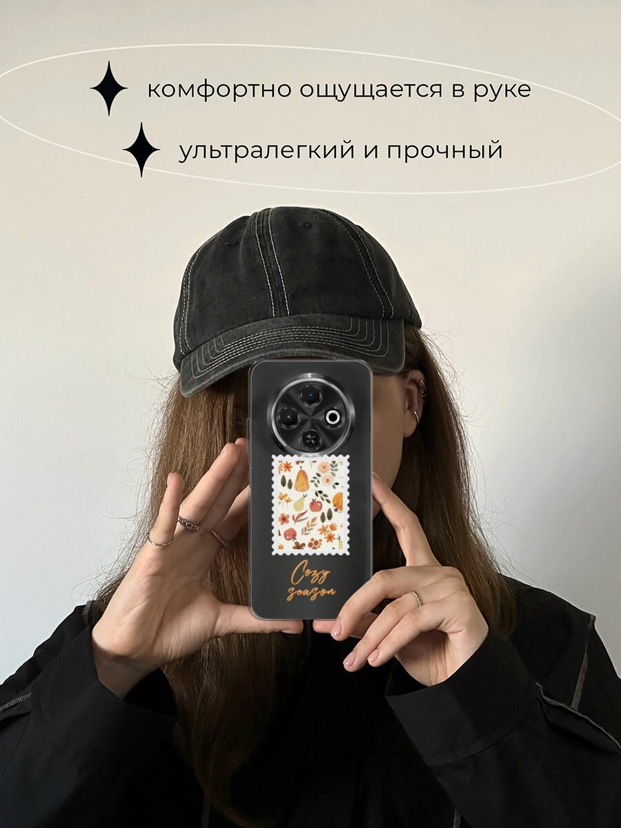 Чехол на Tecno Spark 30C / Текно Спарк 30C с принтом Уютный сезон — фото 1
