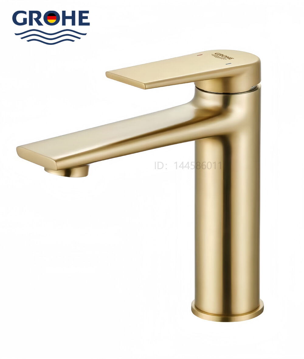 Смеситель для кухонной раковины GROHE, цвет «оружейная сталь» (матовый темно-серый/черный).