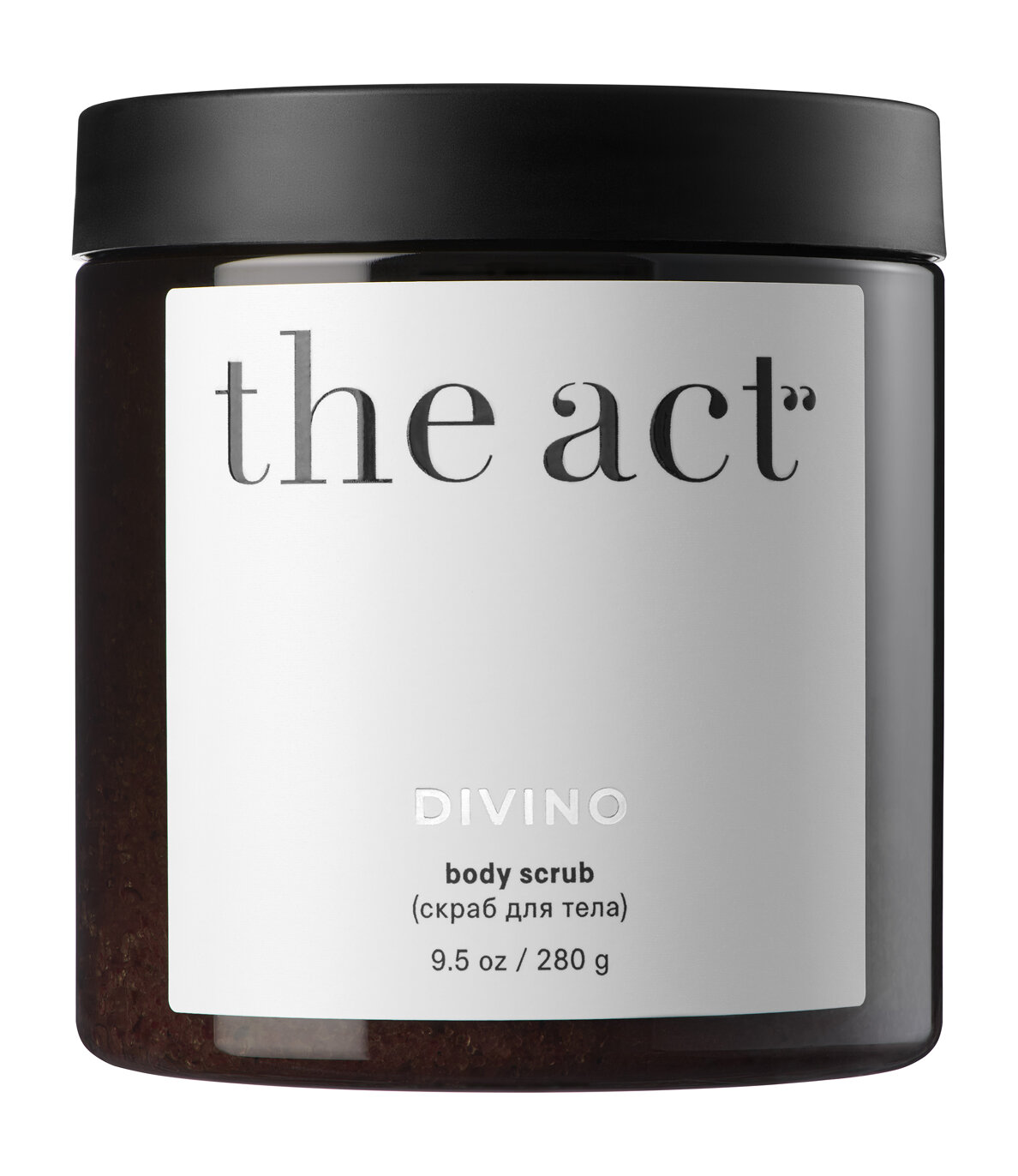 THE ACT Скраб для тела Divino Body Scrub винный, 280 г