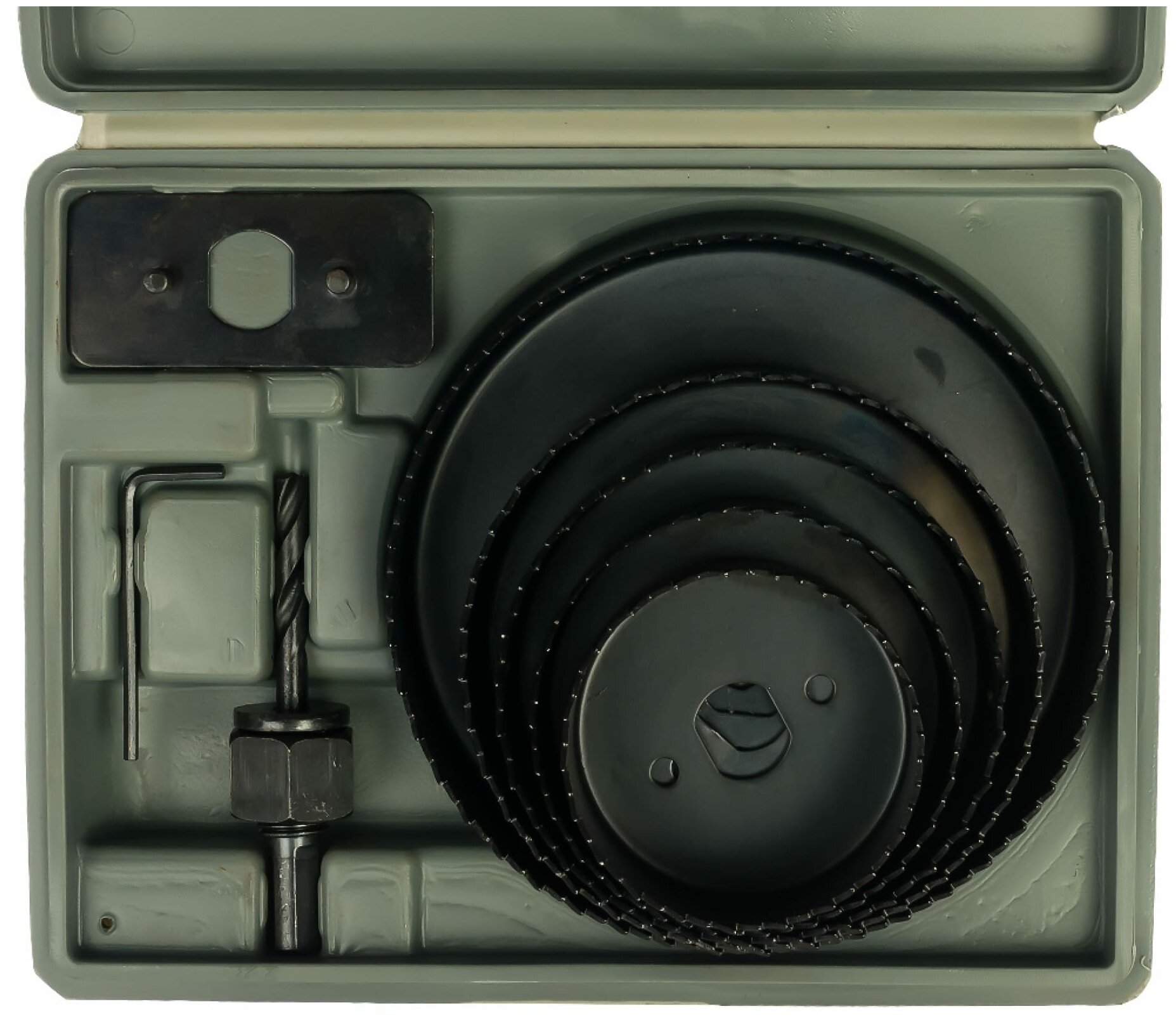 Набор коронок "888" по дереву, пластику, гипсокартону (64,76,89,102,127мм)