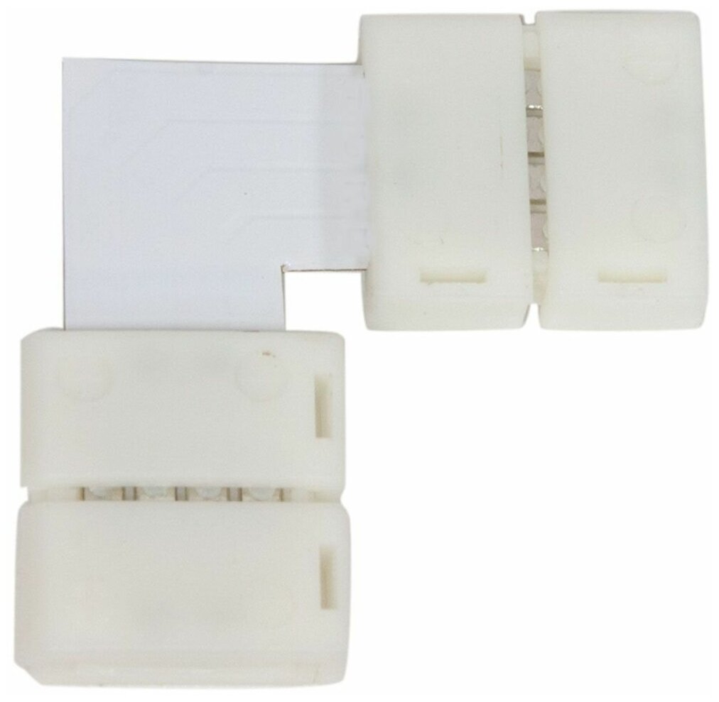 Комплект L коннекторов с соединителем для светодиодной ленты (5050/10мм), LD185 Артикул 23132