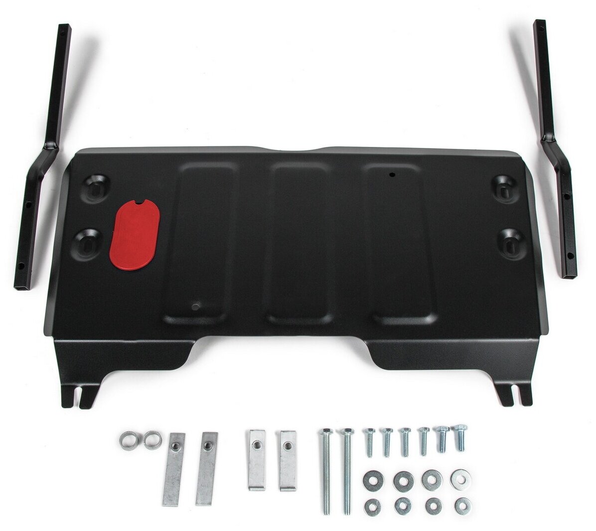 Защита картера и КПП АвтоБроня для Ford Explorer V рестайлинг 2015-2019, сталь 1.8 мм, с крепежом, 111.01848.1