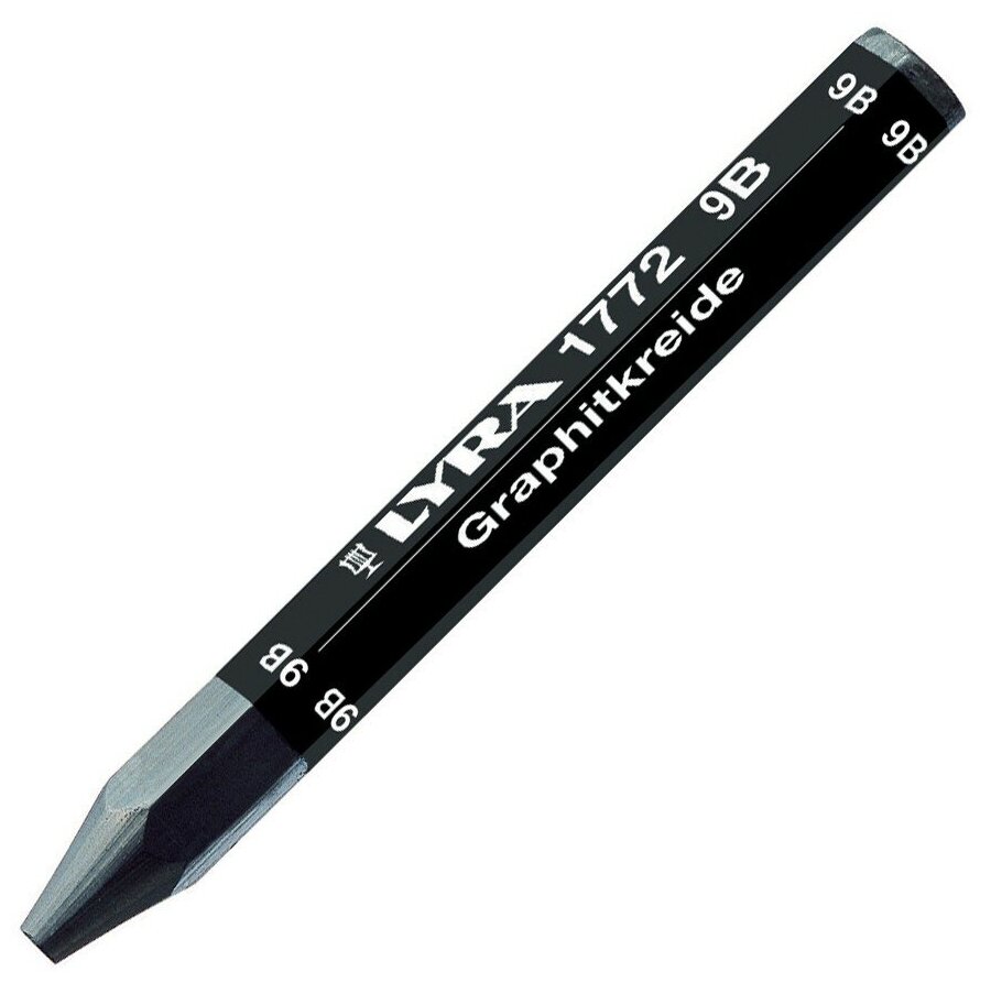 Прессованный уголь Lyra Мелок графитный LYRA GRAPHITE нерастворимый в воде, мягкость 9В