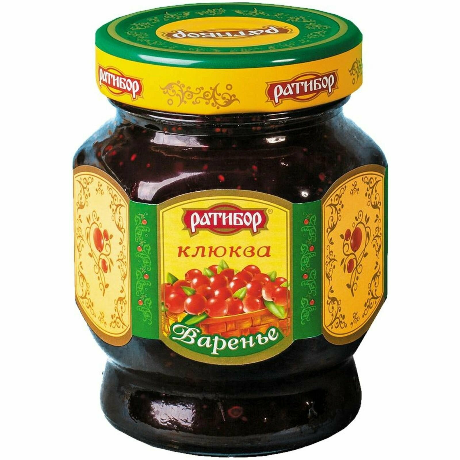 Варенье Ратибор клюква, 360г, 3 шт.