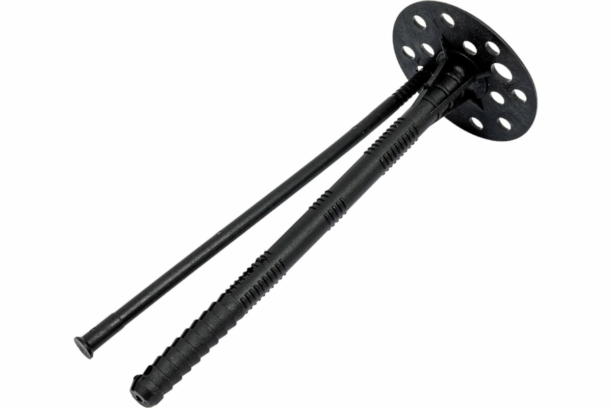 Метизный двор дюбель для теплоизоляции с пластиковым гвоздем 10x160, 50 шт для фасадов