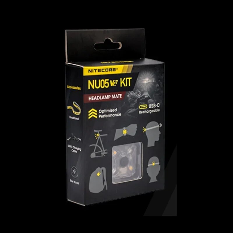 NITECORE NU05 V2 Перезаряжаемый налобный фонарь NU05 V2 KIT