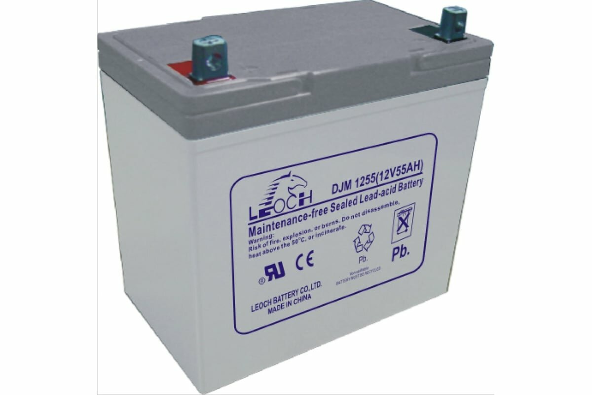 Leoch Аккумулятор для ИБП DJM1255 12В 55 Ач УТ-00000570
