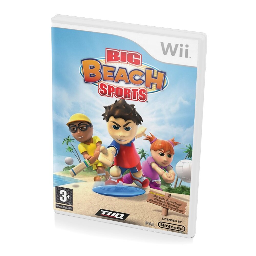 Big Beach Sports (Wii) (регион PAL) английский язык