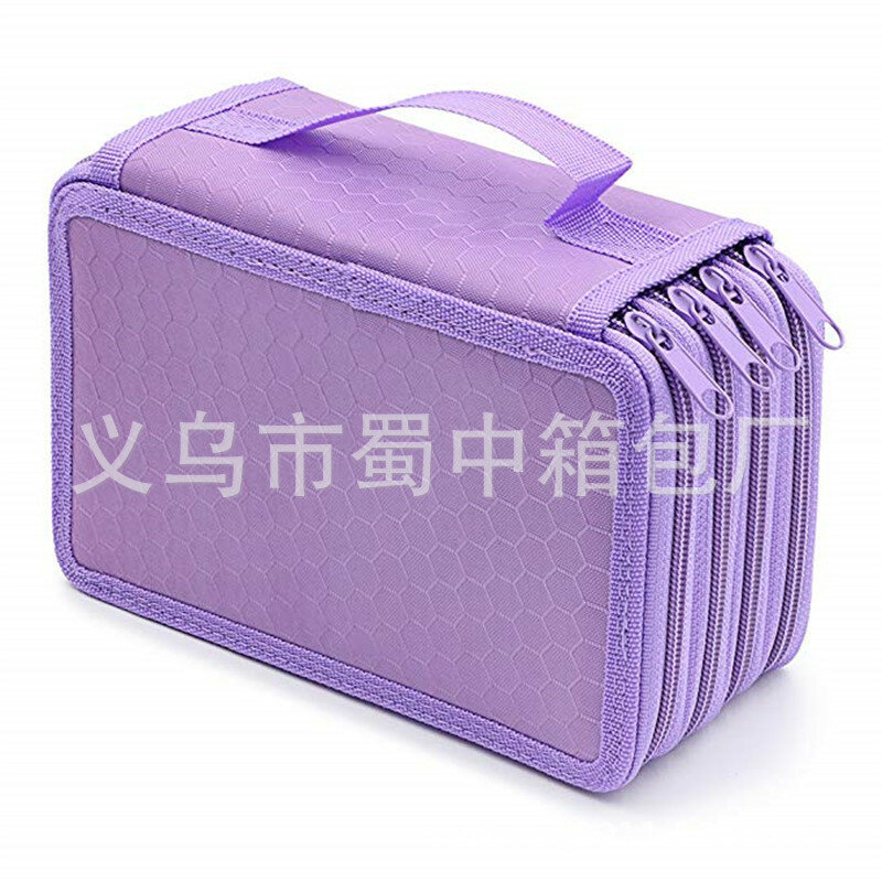 Пенал "Оксфордская ткань", для карандашей, 72 шт, фиолетовый