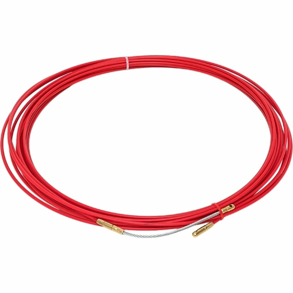 Кабельная протяжка EKF PROxima стеклопруток 3.5 мм, со сменным наконечником, 15 м ft-fg-15