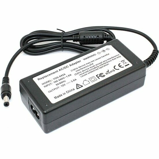 Блок питания Amperin для монитора и телевизора LCD 12V 3.5A 5.5x2.5mm OEM