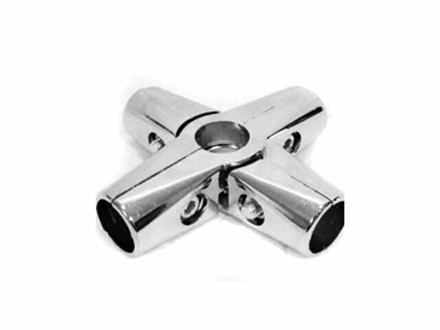 Держатель крестообразный R-45 для соединения диаметром d-25, высокопрочный крепеж