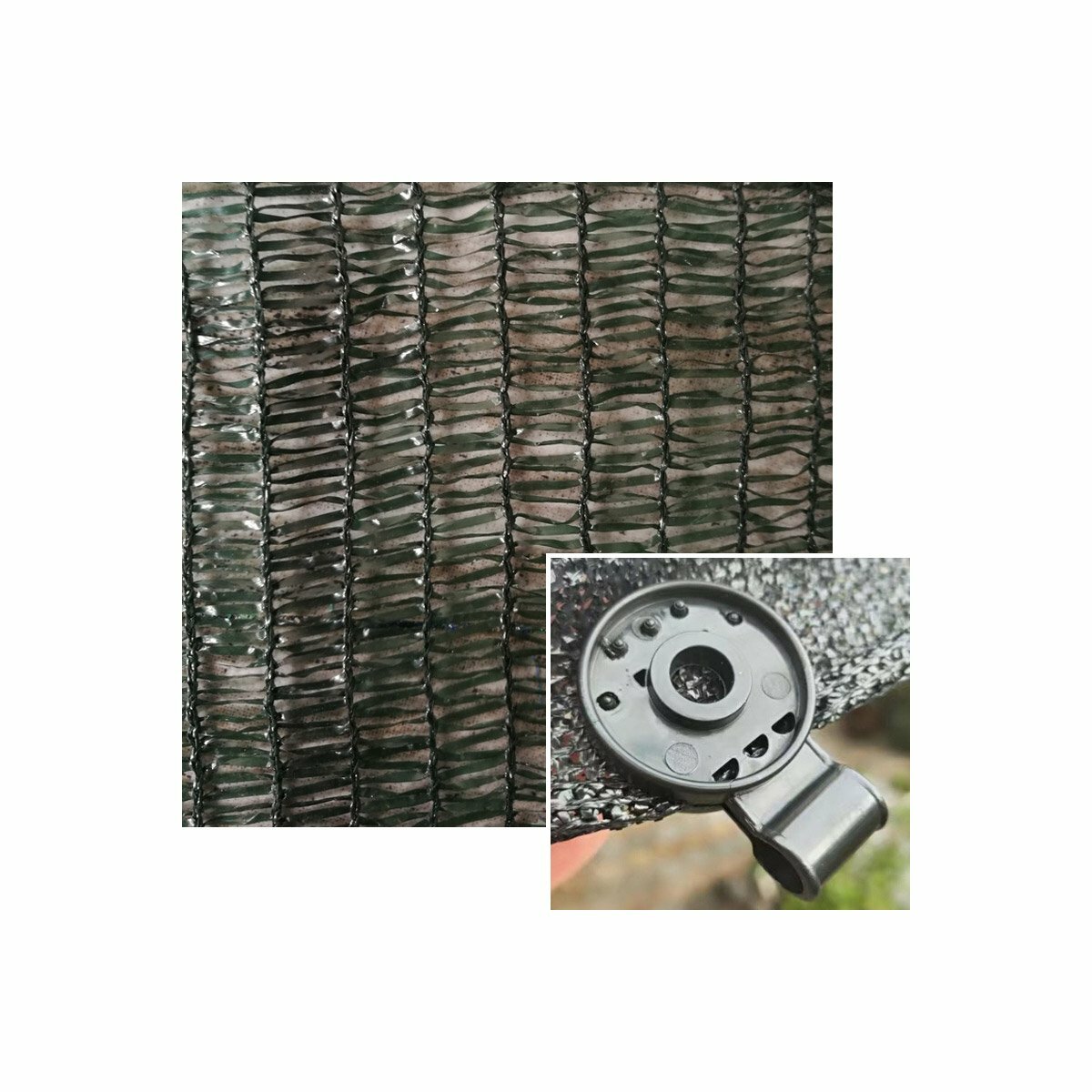 Сетка затеняющая с клипсами 4x5 м (55 г м2) (999320)