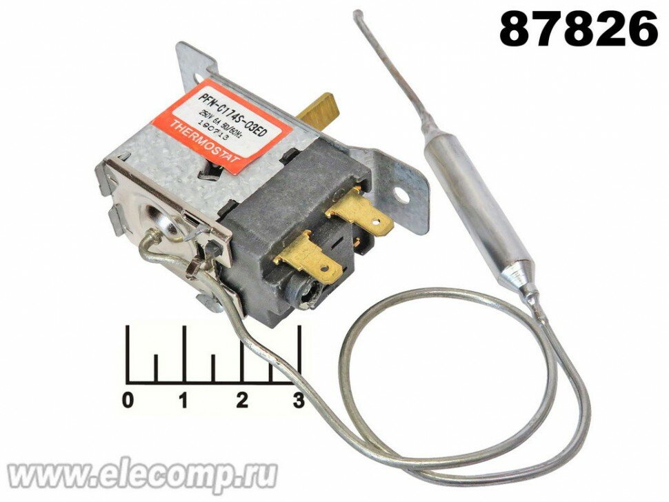 Термостат капиллярный для холодильника (-19.-14.5C) PFN-C174S-03ED 2 контакта (X1042)