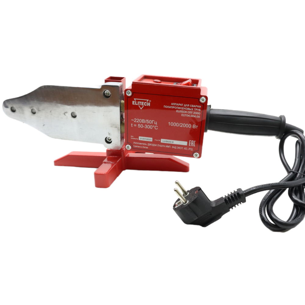 Аппарат для сварки пропиленовых труб ELITECH СПТ 2000 Е1704.004.00