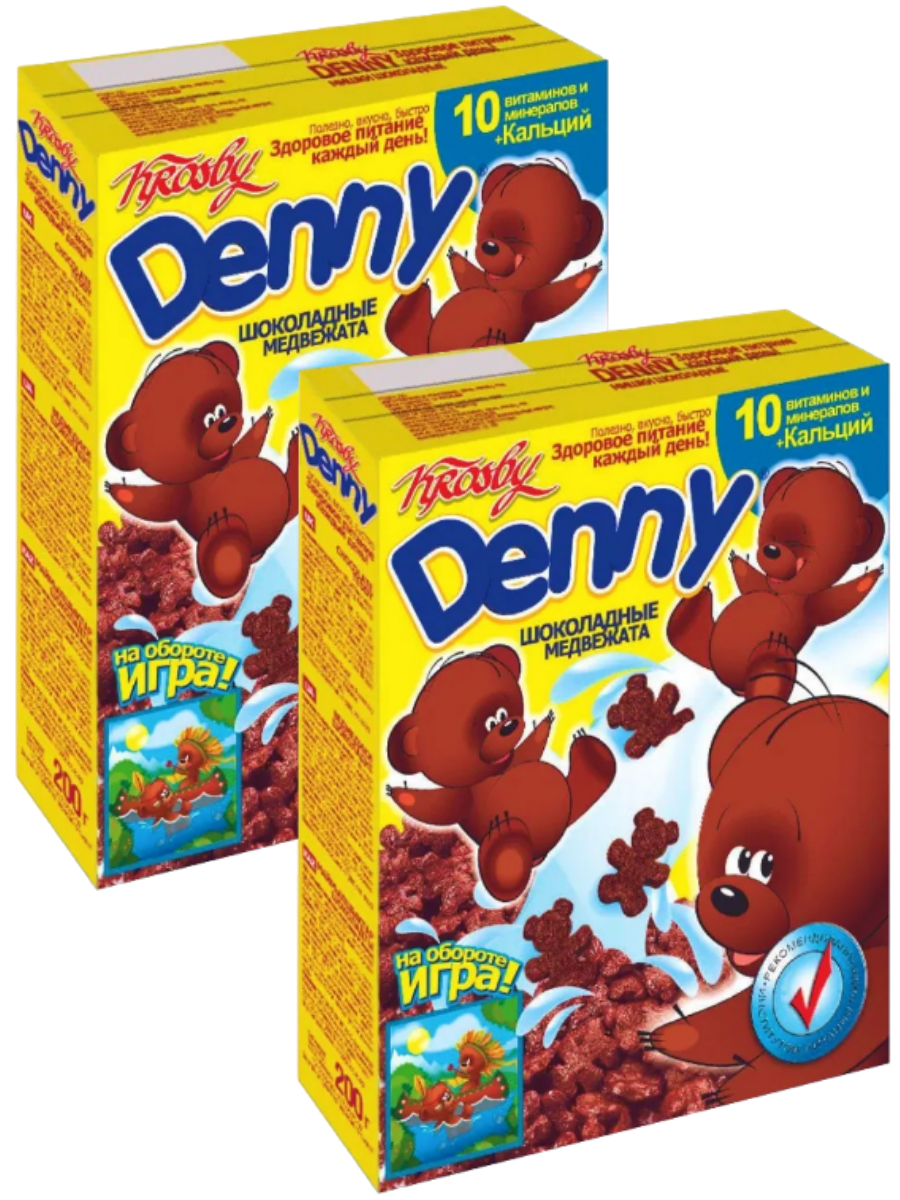 Готовый завтрак Шоколадные медвежата 2шт по 200г