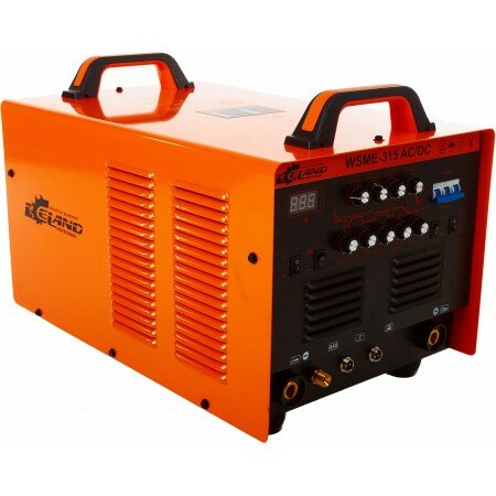 Сварочный инвертор ELAND WSME-315 AC/DC, MMA/аргонодуговая сварка TIG, входное напряжение 380 В