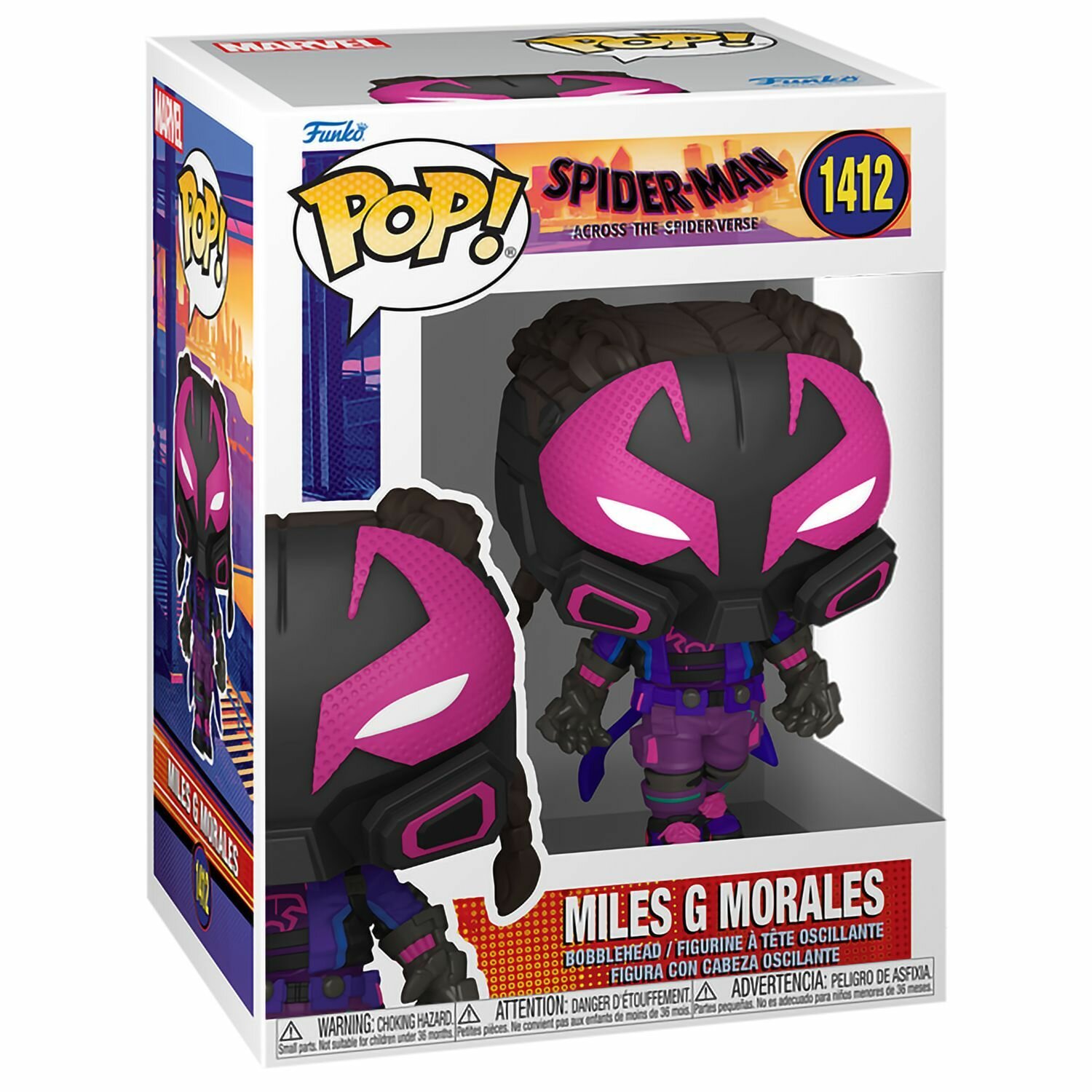 Фигурка коллекционная Funko POP! Bobble Marvel Spider-Man ATSV S2 Miles G Morales (1412)