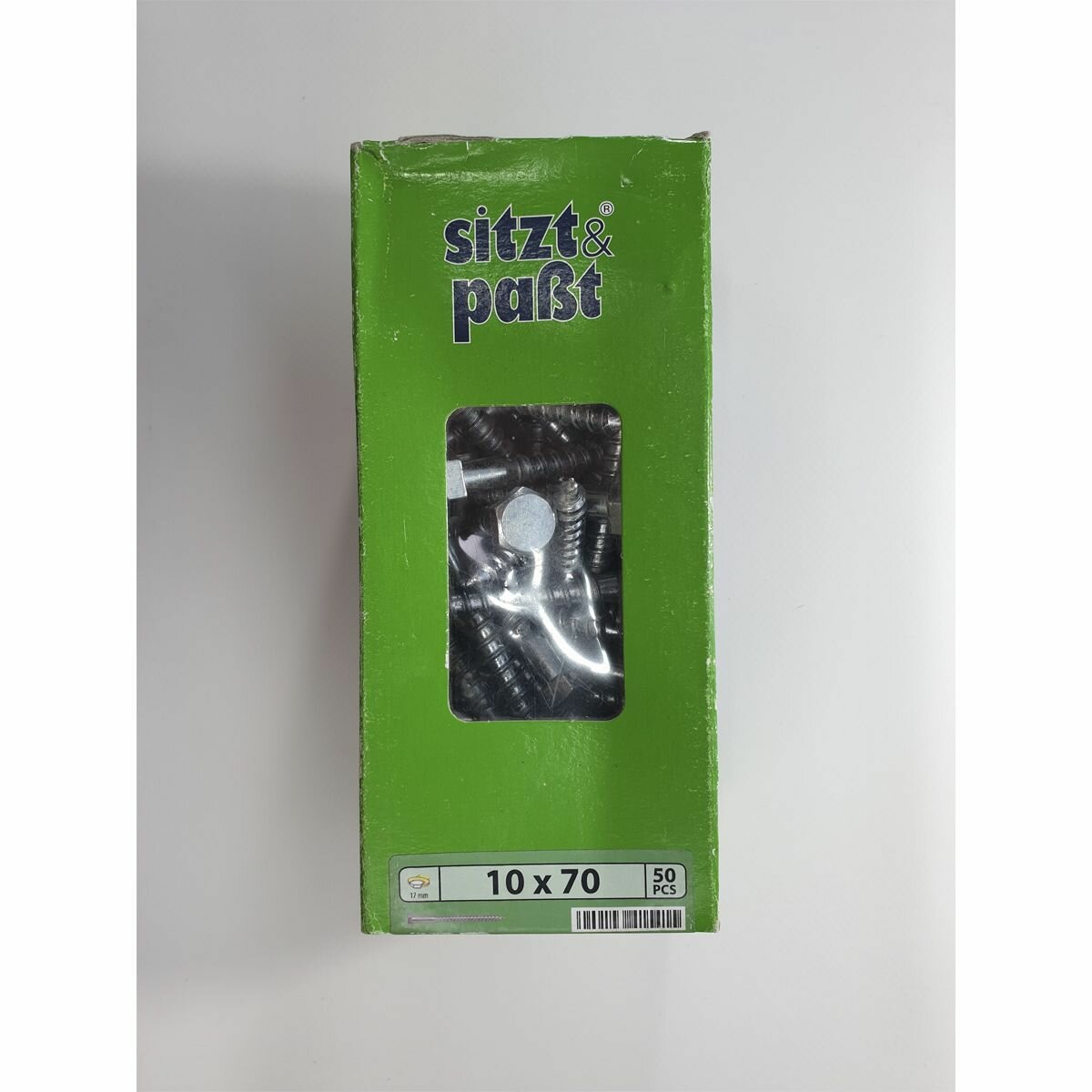 Шуруп по дереву DIN 571 10x70 (50 pcs)*2 упк SWG. Германия