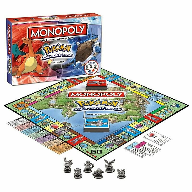 MONOPOLY Pokemon Board Game монополия Покемон Настольная игра