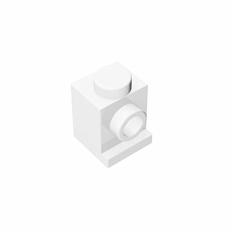 Gobricks угловой кирпич 1x1 Белый (090)