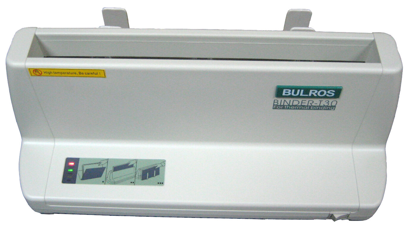 Термопереплётчик Bulros T30 под термопапки 297 мм, 240 листов