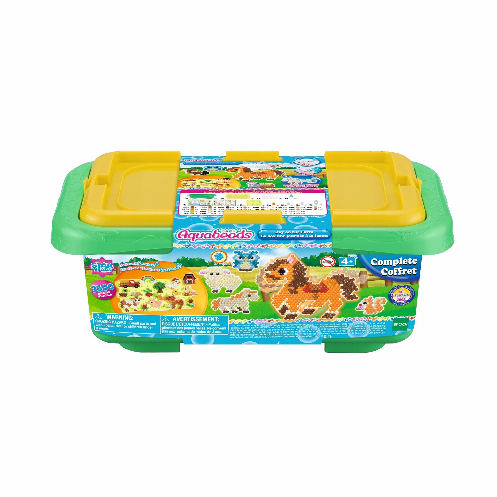 Мозаика Aquabeads - Набор бусин 3500шт - День на ферме - Аквабидс 31838