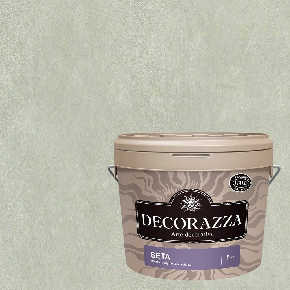 Декоративная штукатурка с эффектом натурального шелка Decorazza Seta (5кг) ST 11-196
