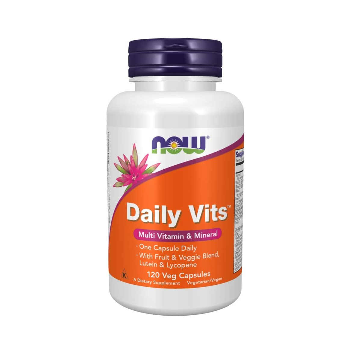 NOW Foods, Daily Vits, Мультивитамины и минералы в капсулах, 120 шт.