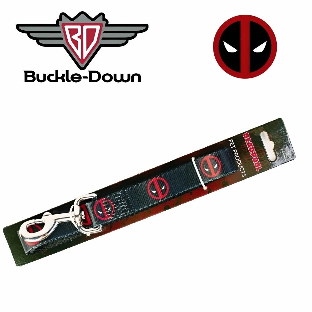 Buckle-Down Поводок для собак Дэдпул 120см