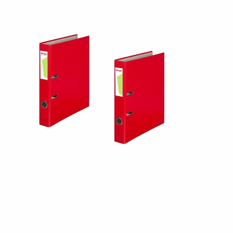 Комус Папка-регистратор, Экономи, 50 мм, красная , 2 уп.