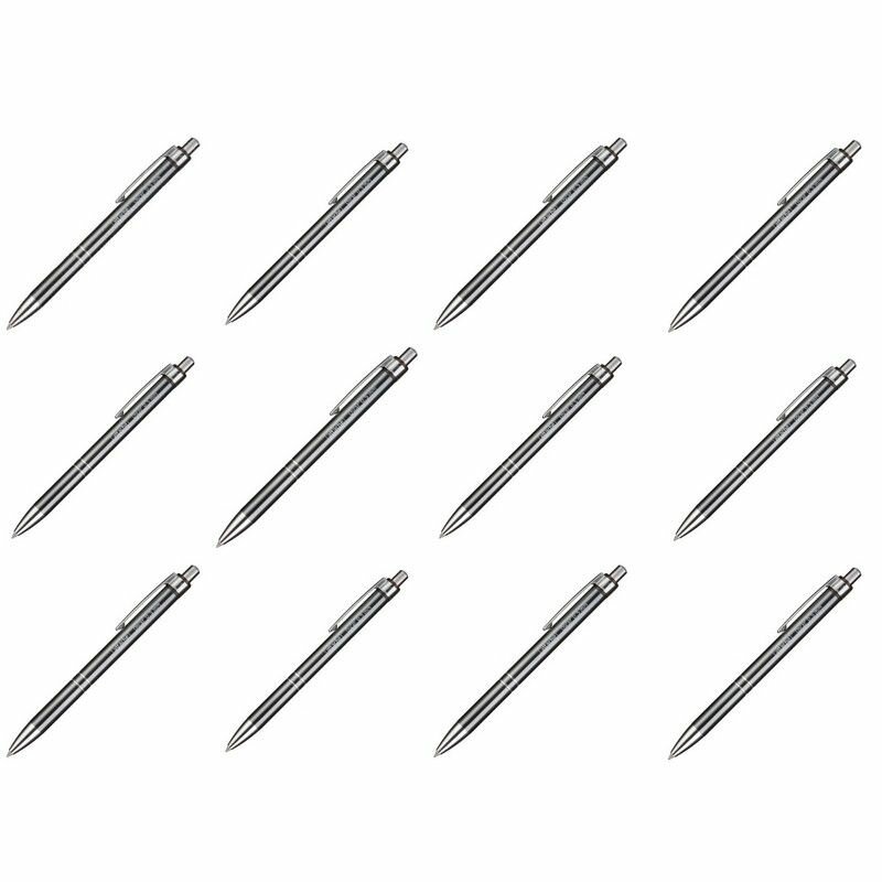 Attache Ручка шариковая Oscar, автоматическая, синяя, 12 шт.