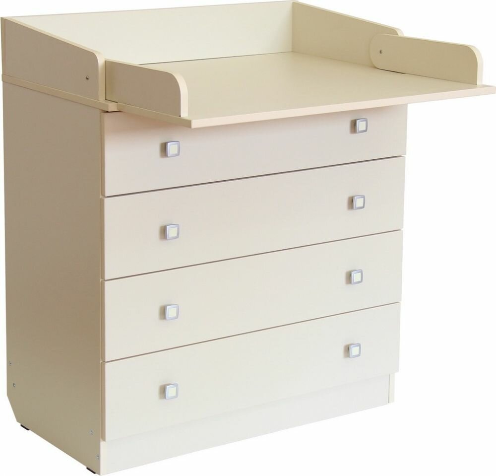 Комод детский с пеленальным столиком Фея 1580 Слоновая кость